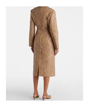 Tove Mira Cotton-blend Jacquard Coat