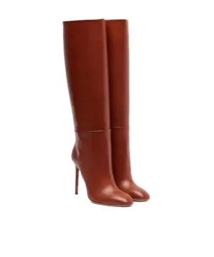 AQUAZZURA Handmade Tall Boots - Red