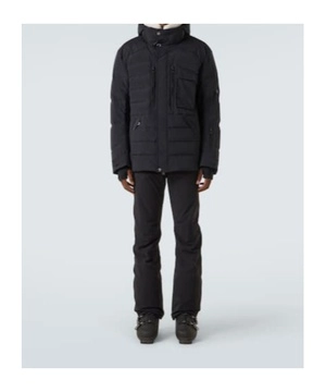 Bogner Down-filled Ski Suit Features A Detachable Fleece Hood