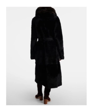 Altuzarra Geoff Shearling Wrap Coat