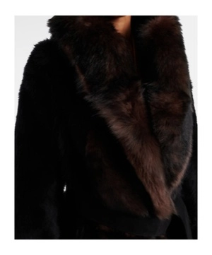 Altuzarra Geoff Shearling Wrap Coat