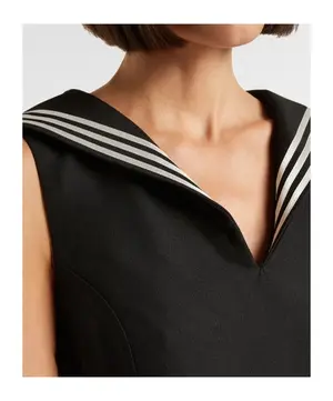 Coperni Belted Ruffle Dress