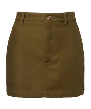 Wardrobe.NYC High-waisted Skirt - Brown