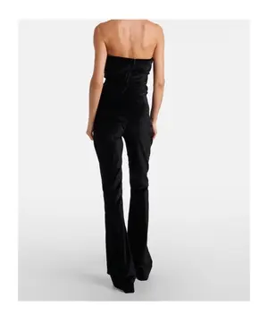 Tove Roux Cotton-blend Velvet Flared Pants