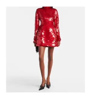 Sportmax Terfrite Sequined Jersey Minidress