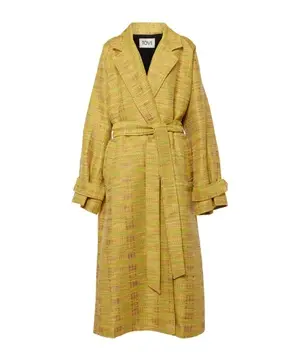 Tove Jacqui Cotton-blend Trench Coat - Yellow