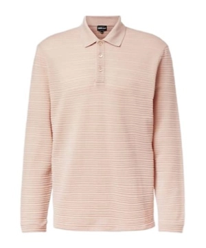 Giorgio Armani Striped Polo Sweater