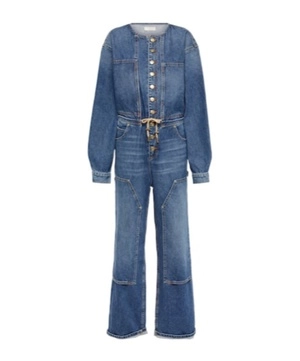 Ulla Johnson Stevie Wide-leg Denim Jumpsuit - Blue