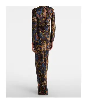 Veronica Beard Gemma Floral Silk-blend Maxi Dress