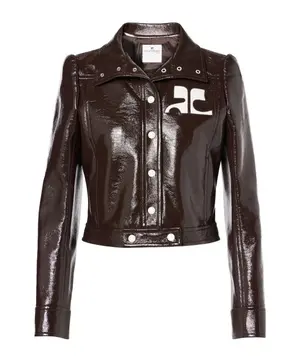 COURREGES Reedition Vinyl Jacket - Black