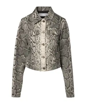 Gabriela Hearst Short Denim Jacket - Black