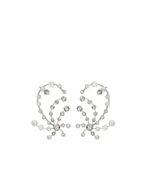 Magda Butrym Crystal-embellished Earrings - Gray