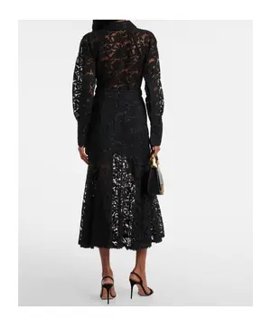 PATOU Lace Maxi Skirt