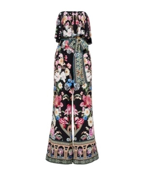 Camilla Midnight In Monserrate" Printed Silk Jumpsuit - Multicolor