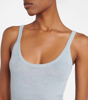 Gabriela Hearst Cinxia Cashmere Blend Tank Top - White