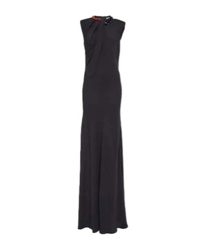 Stella McCartney Chain-trimmed Gown - Black