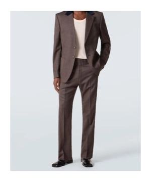 WALES BONNER Alto Pinstripe Wool Blend Slim-fit Trousers