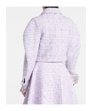 Nina Ricci Cropped Cotton-blend Tweed Jacket