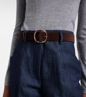 Gabriela Hearst Elster Suede Belt
