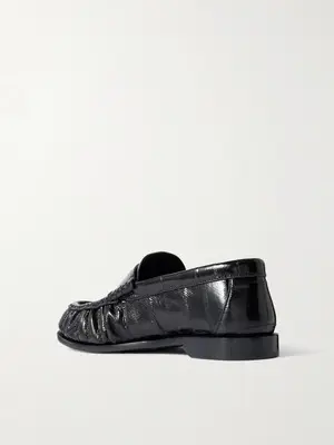 Saint Laurent Le Loafer Logo Plaque Slip-on Loafers