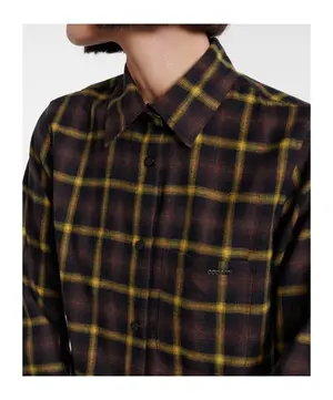Coperni Plaid Shirt Dress