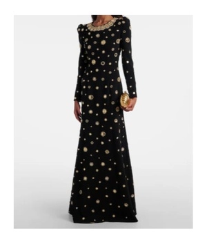 Jenny Packham Frency" Embellished Gown