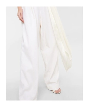 ROKSANDA Bridal Cape Detail Wool Jumpsuit