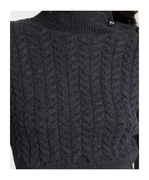 PATOU Cable-knit Long-sleeved Sweater