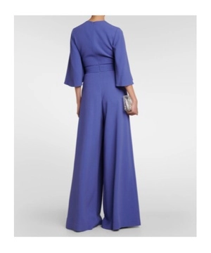 Elie Saab Crepe Jumpsuit
