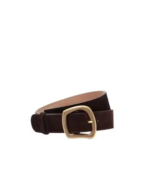 Gabriela Hearst Simone Suede Belt - Black
