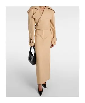 Wardrobe.NYC Cropped Lapel Jacket