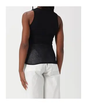 Soeur Round Neck Semi-transparent Vest