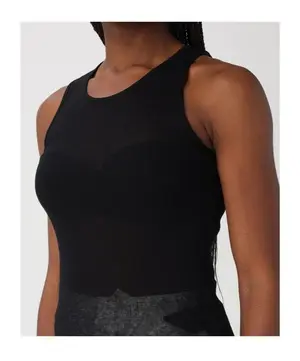 Soeur Round Neck Semi-transparent Vest