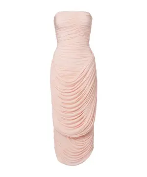 Magda Butrym Draped Midi Dress - Pink
