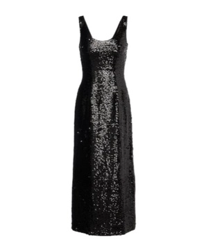 EMILIA WICKSTEAD Tippini Sequined Midi Dress - Black