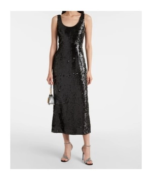 EMILIA WICKSTEAD Tippini Sequined Midi Dress