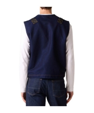 Stone Island Denim Cargo Vest