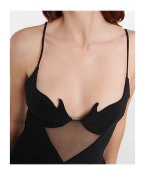 David Koma Mesh-panel Jumpsuit