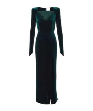 Galvan Vanitas Velvet Gown - Black