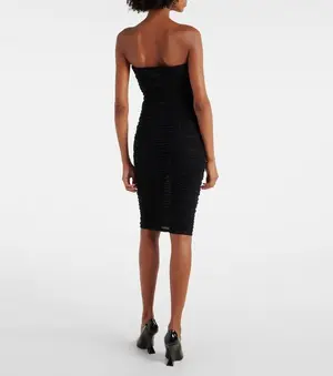 Attico Tulle Bustier Dress