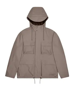 Rains Pocket Jacket - Cinder Color