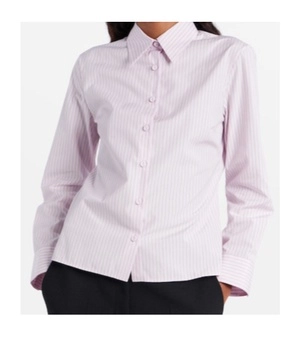 Calvin Klein Striped Cotton Poplin Shirt