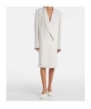 Calvin Klein Evelyn Double-breasted Wool Coat