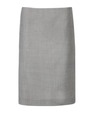 Calvin Klein Luna Wool Pencil Skirt - Gray