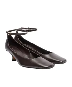 Calvin Klein Anna Leather Pumps - Black