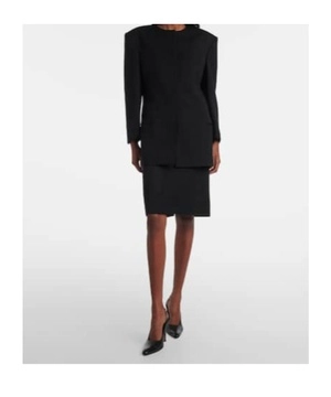 Calvin Klein Ribbed-knit Wool Blazer