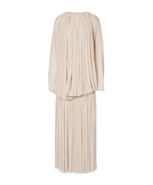 Calvin Klein Angelina Draped Gown - Nude