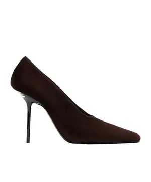 Victoria Beckham 100 Square-toe High Heels - Black