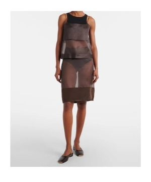 Calvin Klein Carmen Sheer Silk Camisole