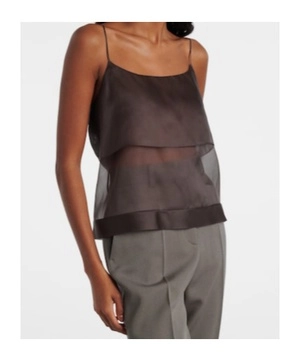 Calvin Klein Carmen Sheer Silk Camisole